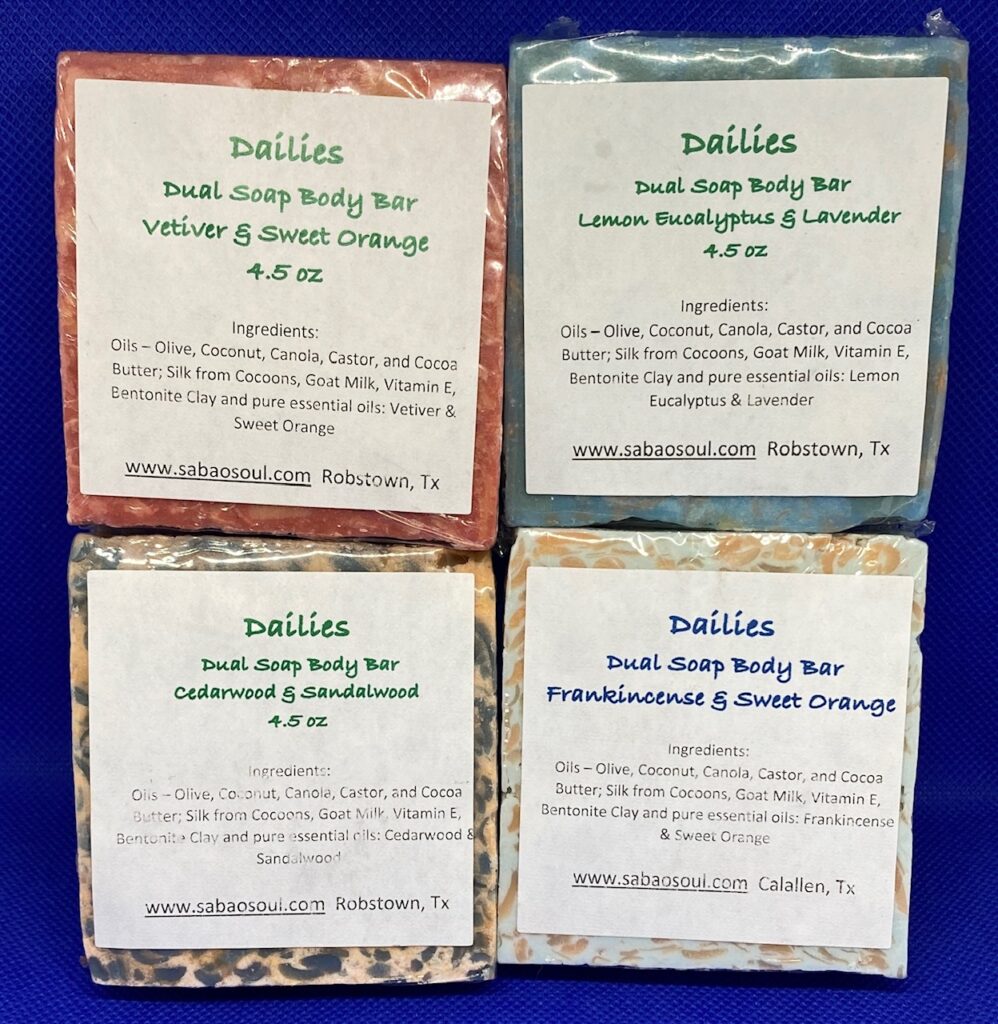 Dailies - Dual Soap Body Bars 5 oz - Sabao Soul - Soap for the Soul
